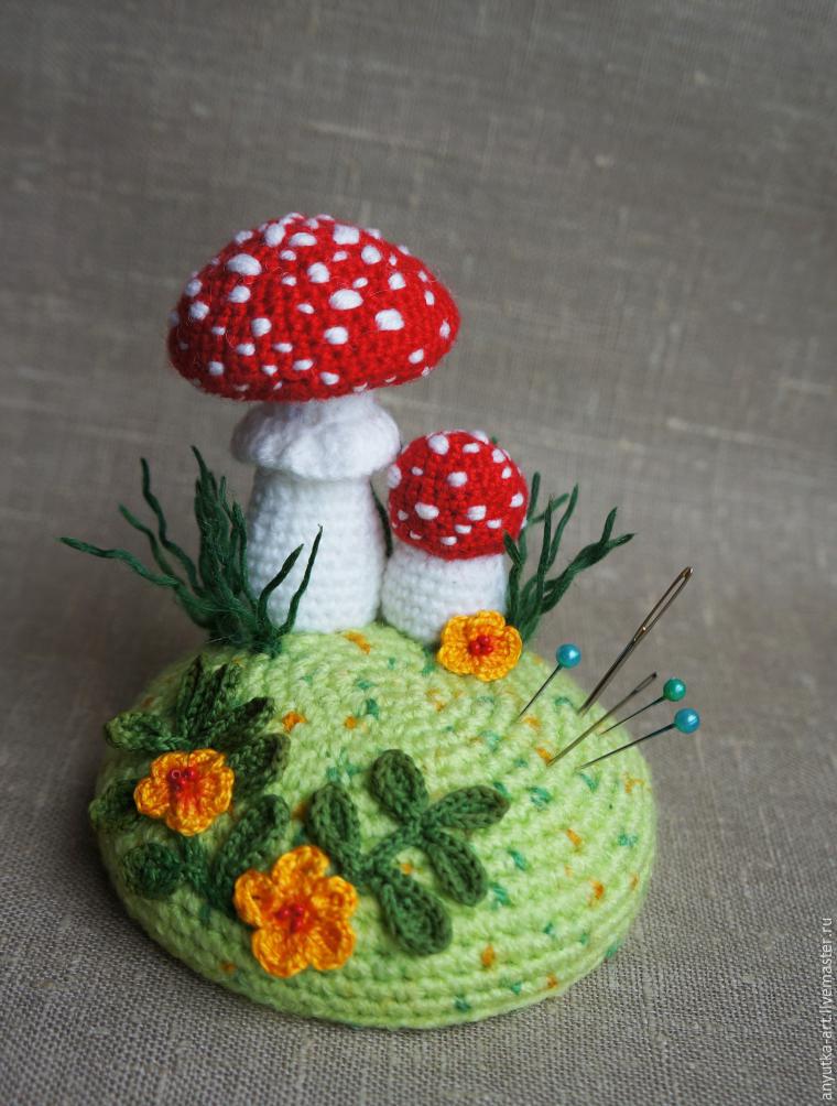 LiaKnits: Pin cushion - Crochet - Photo tutorial