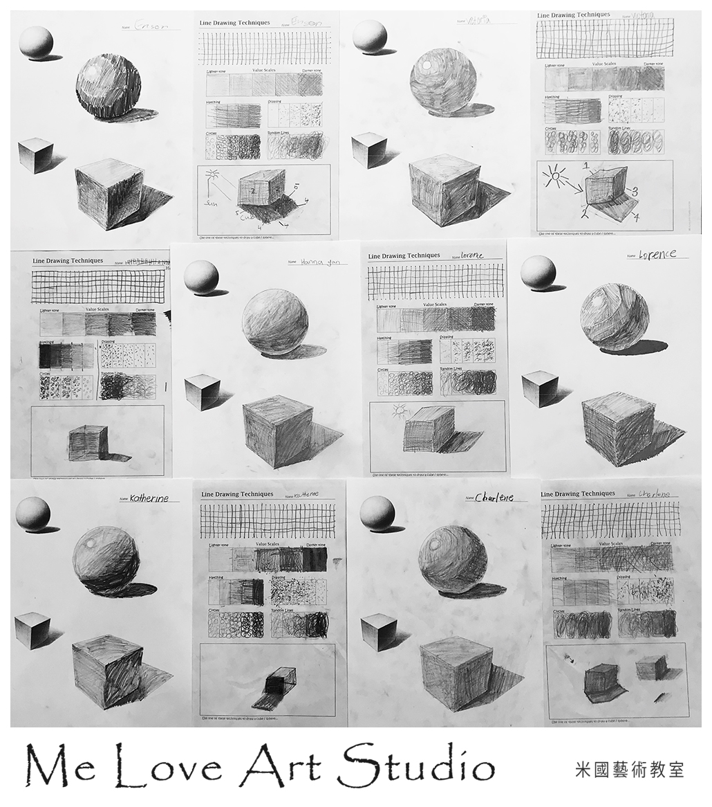 Me Love Art Studio《米國藝術》: Line, Value & Tone