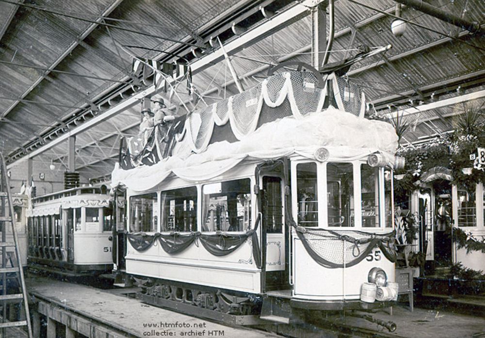 Competition for Decorated Trams, Germany, 1908 ~ Vintage Everyday