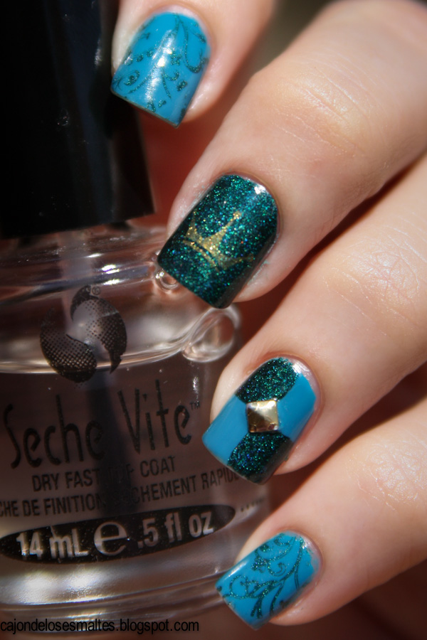 Uñas historicas | Nail art medieval - St. George Aengland | Cajon de ...