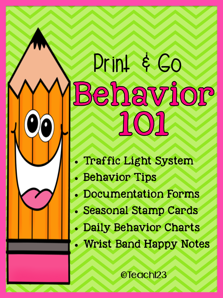 Behavior Tips, Charts, and Forms | Teach123