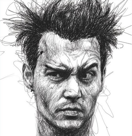 Kreatif! Seni Lukisan Conteng Gambar Artis Antarabangsa | My Info Hub