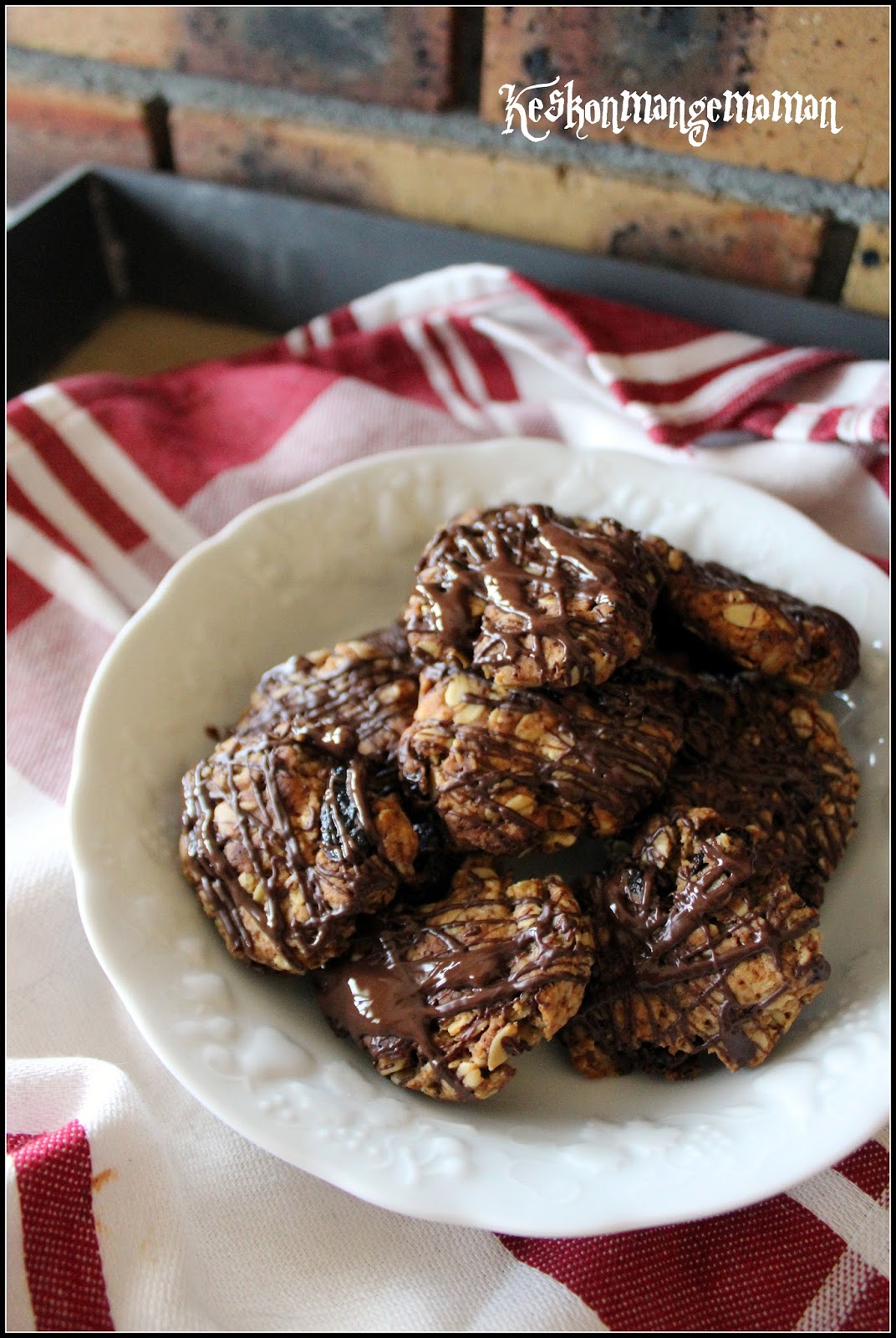 Keskonmangemaman?: Biscuits croquants végétaliens à l'avoine et au ...