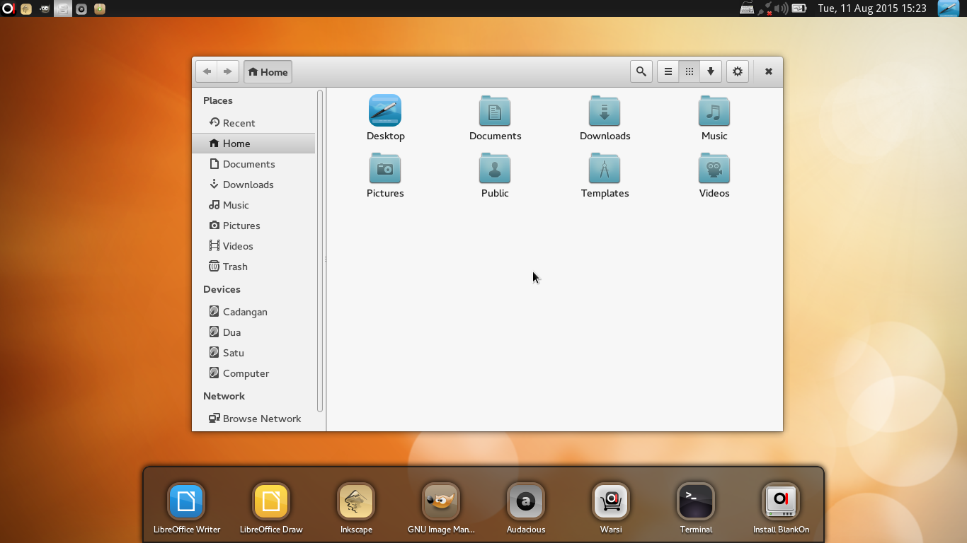 Beginner Blankon Manokwari Desktop Usage Guide