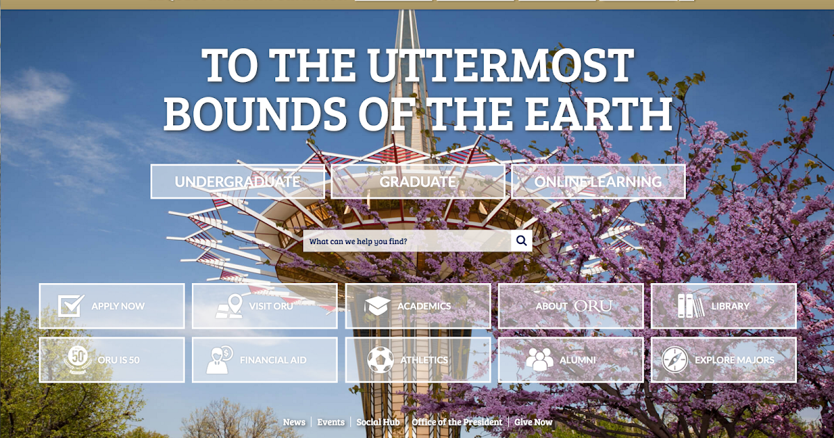 Christian Life with Michael: New ORU Web Site!