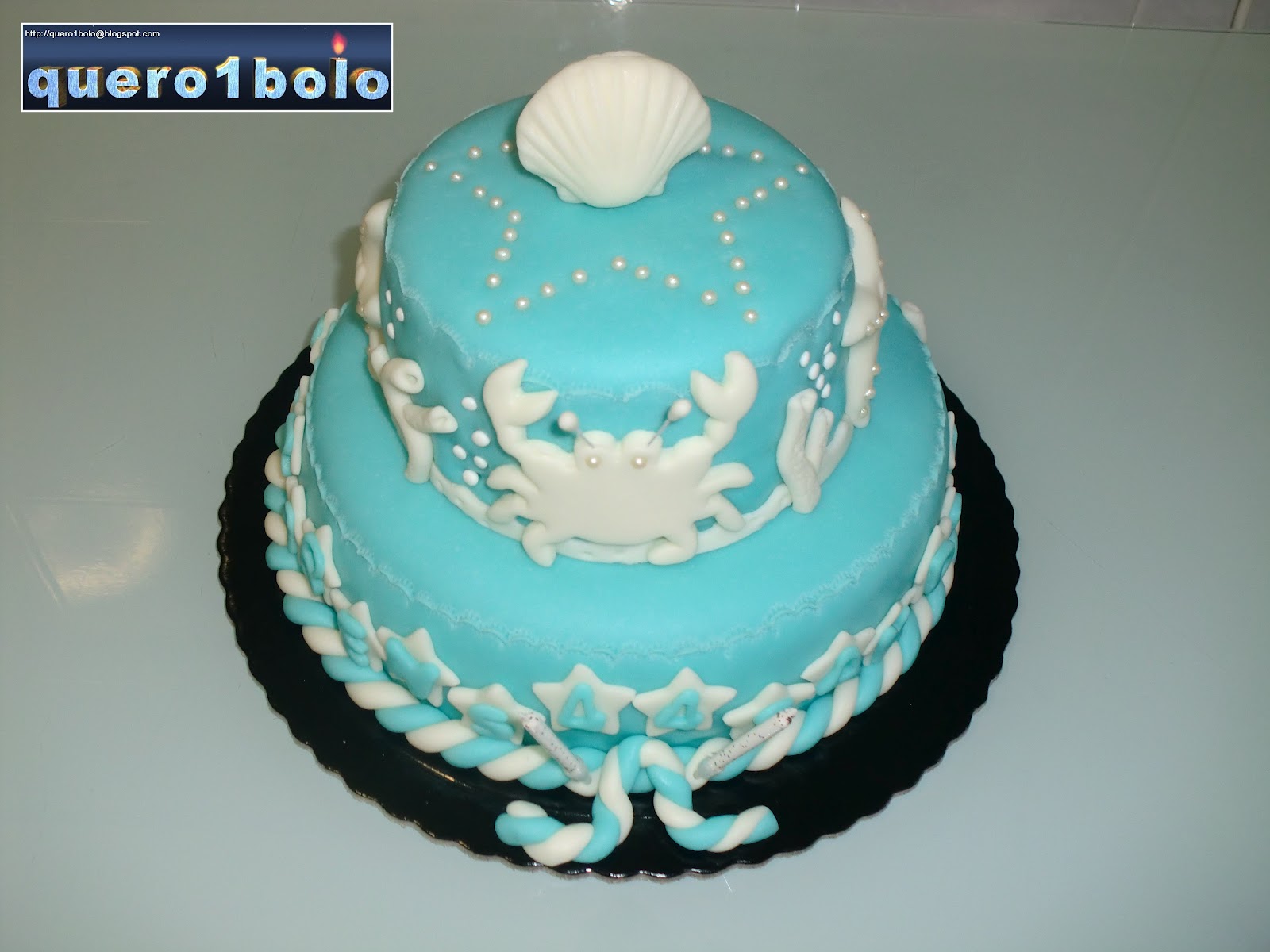 Quero1bolo: Parabéns Sandra - Motivos do Mar