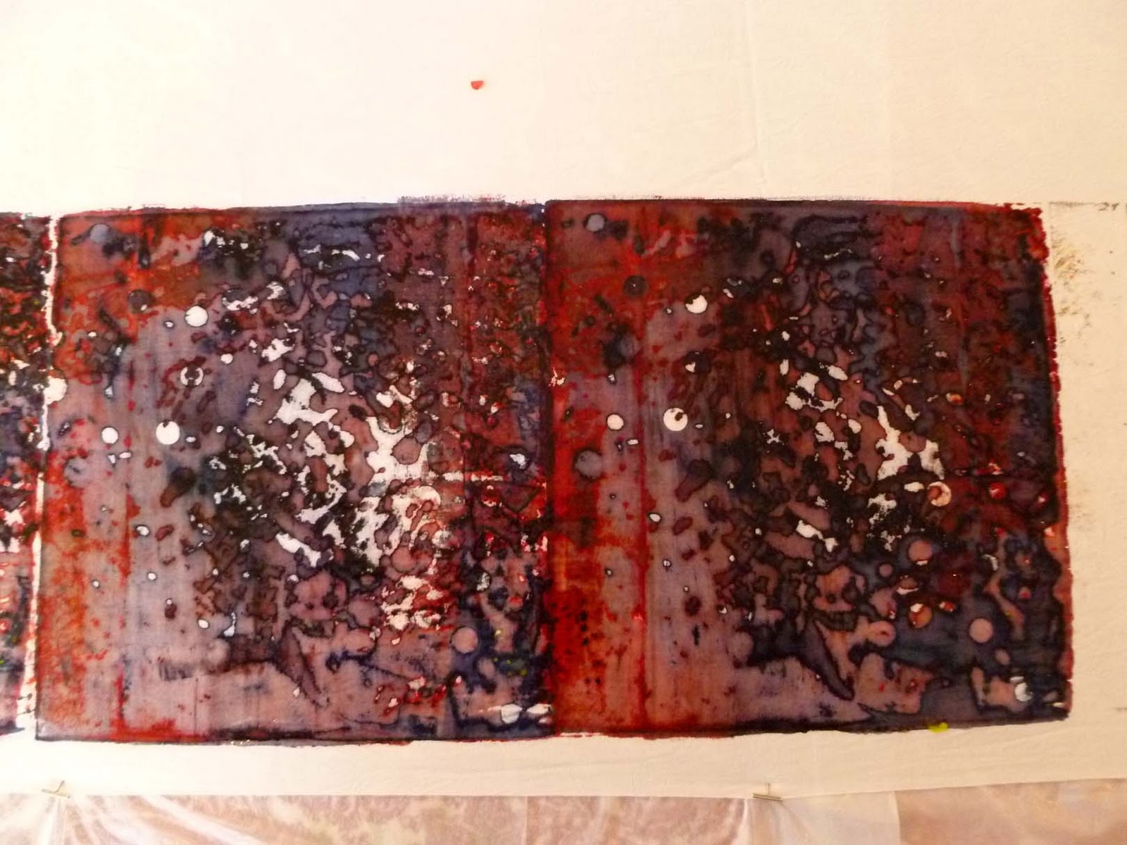 sew sew art: Deconstructed screen printing