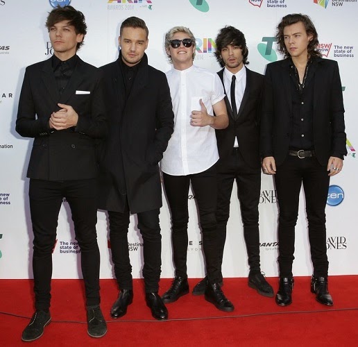 VJBrendan.com: One Direction at the 2014 ARIA Awards in Sydney, Australia