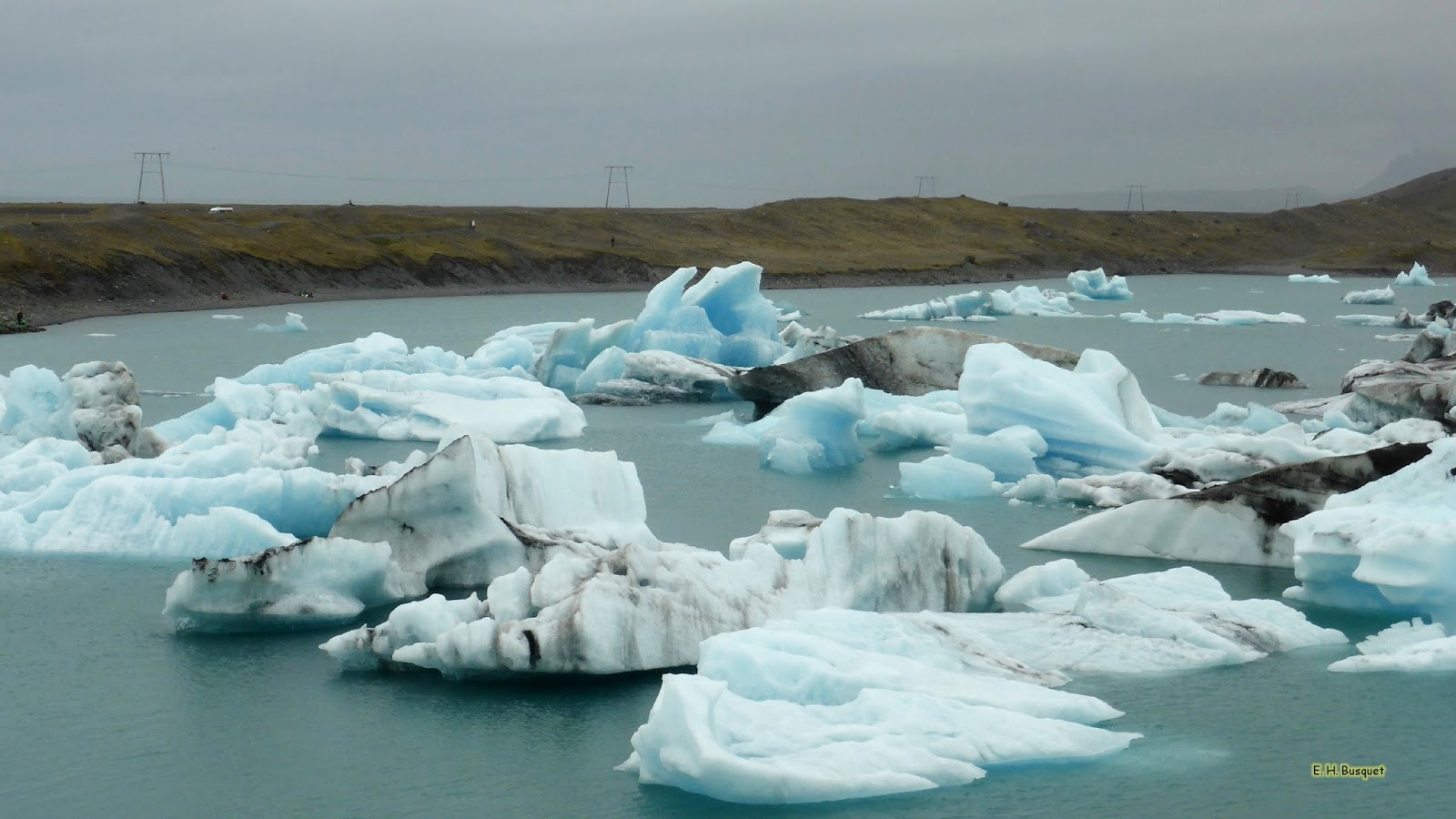 Drijvend ijs in IJsland