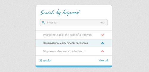 PSD Design: Beautiful Search PSD Designs