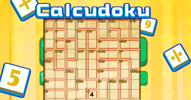 Mathdoku or Calcudoku Online (Logical Thinking Puzzle Game)