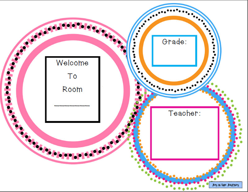 Fifth Grade Freebies: CUTE Signs for Any Classroom