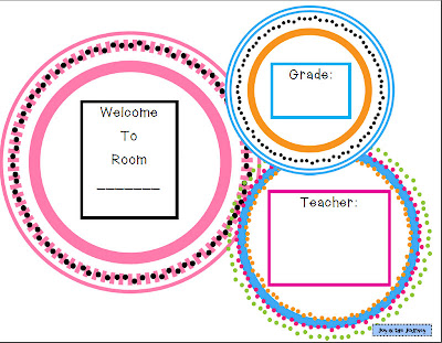 Fifth Grade Freebies: CUTE Signs for Any Classroom