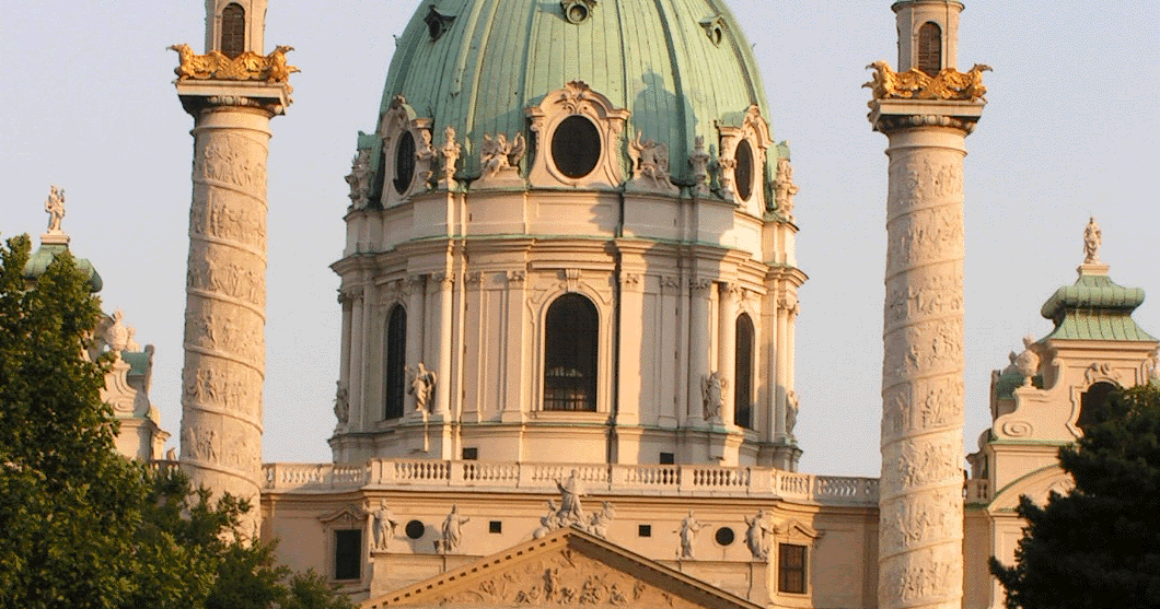 BAROQUE et ROCOCO.: BAROQUE VIENNOIS : l'église Saint Charles BORROMEE.