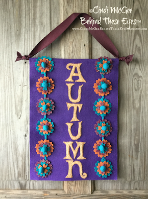 Autumn Door Banner - Kunin Felt Blog Hop