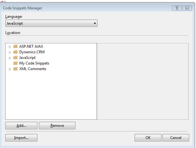 Dynamics CRM: Dynamics CRM JavaScript Intellisense