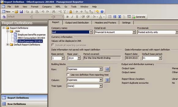 MS Dynamics Ax 2012: How to Create Financial Report by using Management ...
