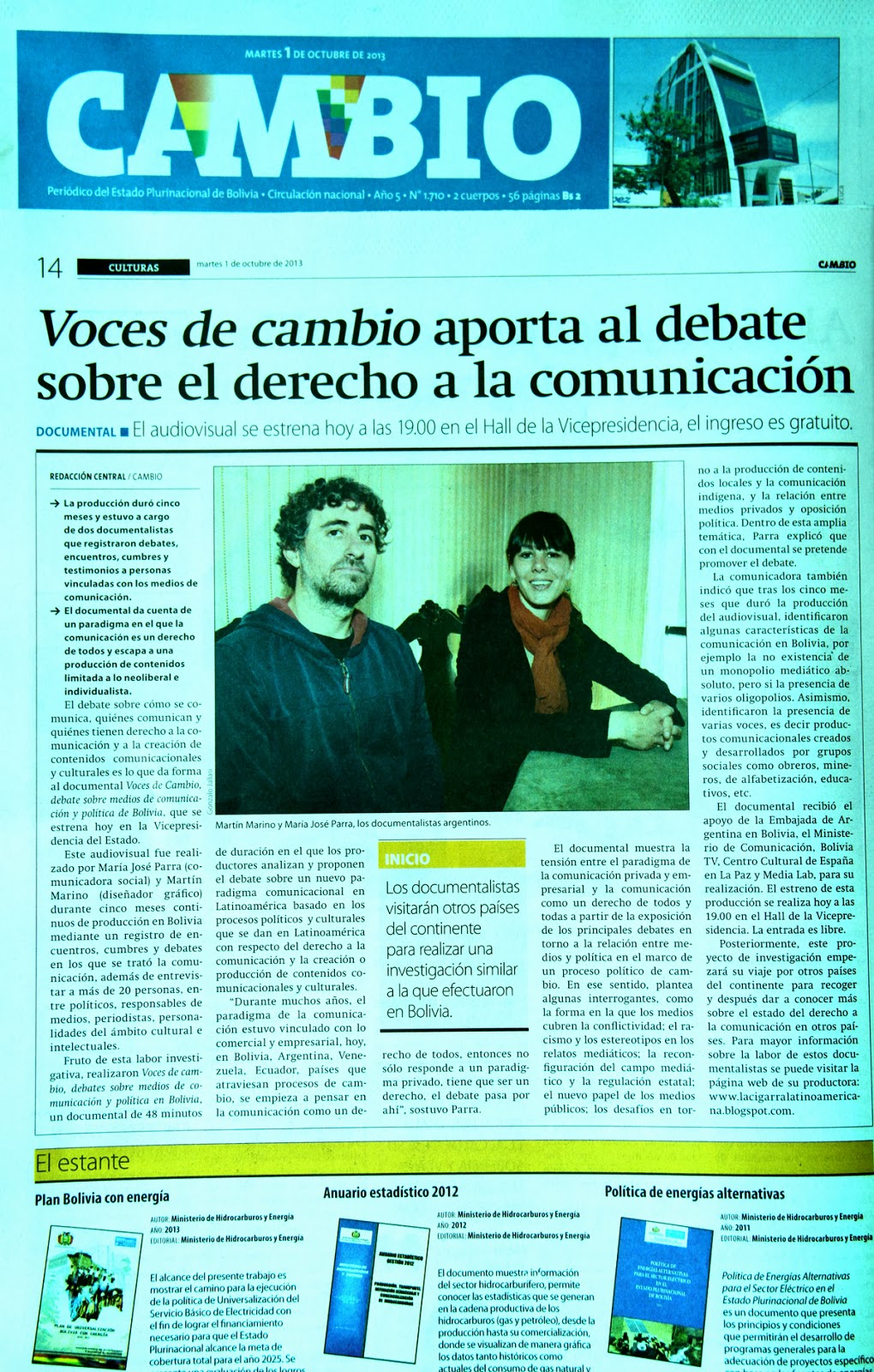 La Cigarra latinoamericana: Hoy, proyección del documental La Cigarra latinoamericana: Hoy, proyección del documental