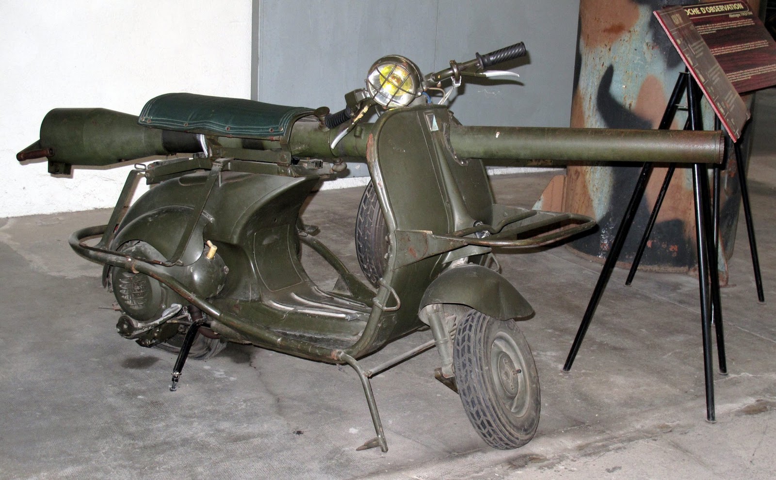 The Historic Heap: Battle Scooter Vespa