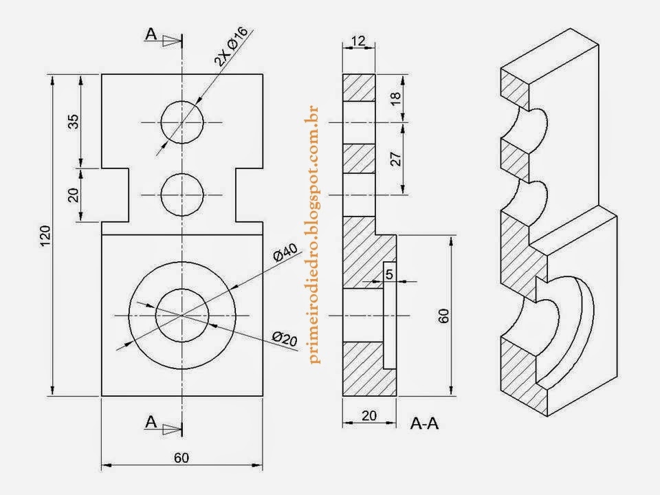 Desenho Tecnico Corte Total - RETOEDU