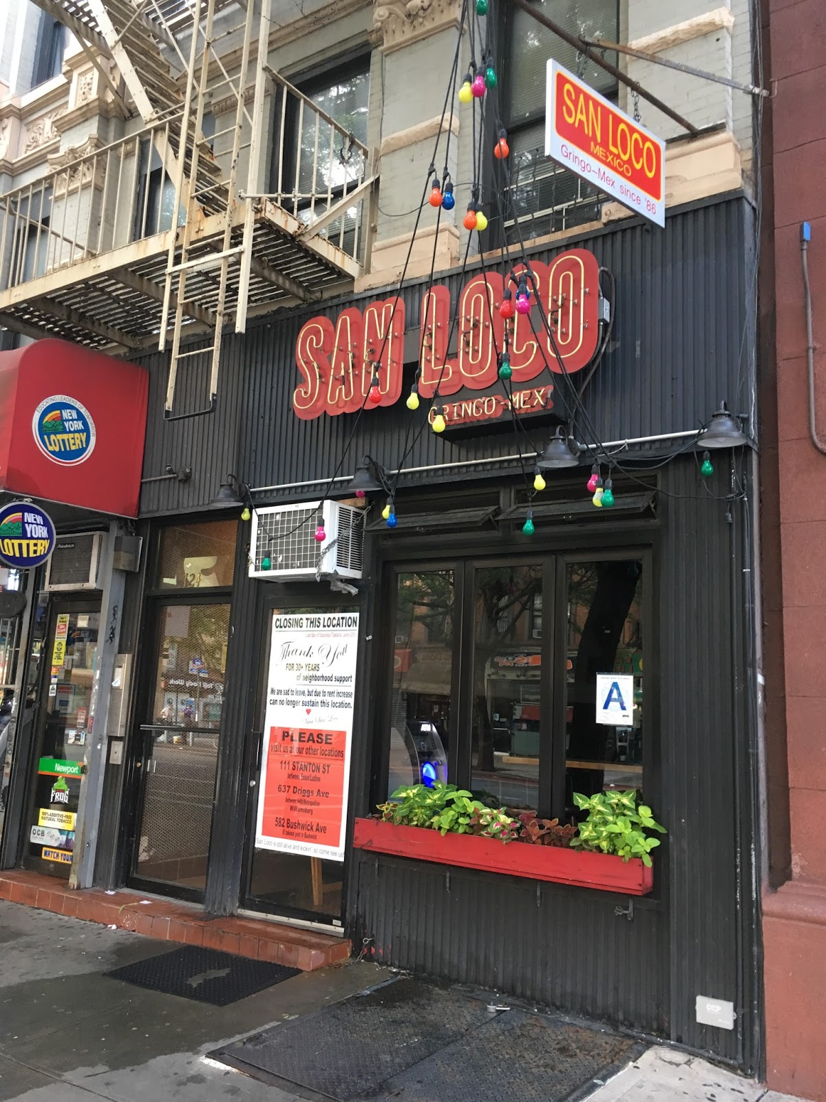 EV Grieve: It's official: San Loco is returning to the East Village