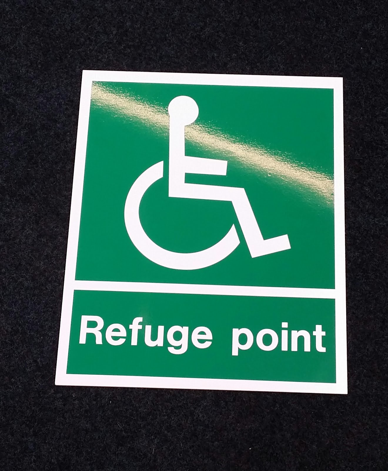 The Green I Signs Blog: white 5mm foam health & safety signs supplied ...