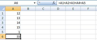 Formula's & Fungsi pada Ms. Excel: Pengertian Fungsi dalam Excel