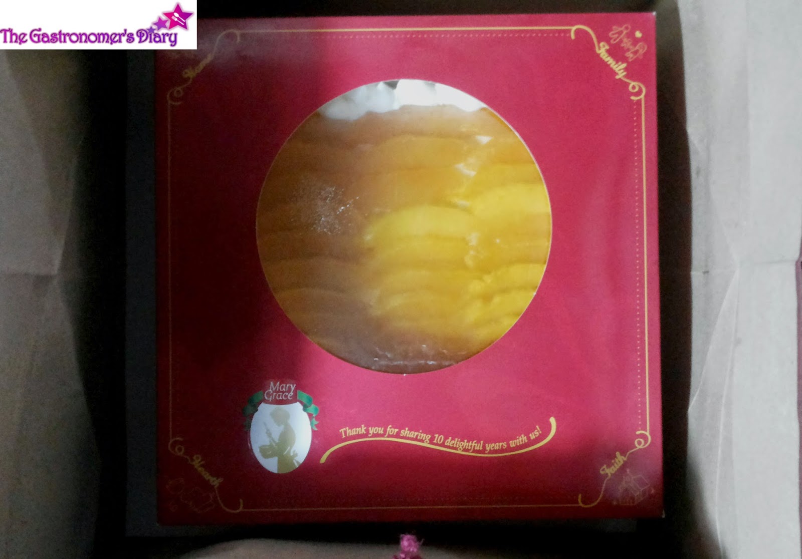 The Gastronomer's Diary: Cafe Mary Grace: Mango Bene