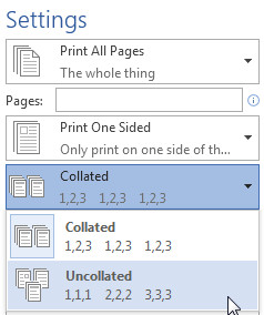 Mengatur urutan pencetakan dokumen di MS-Word