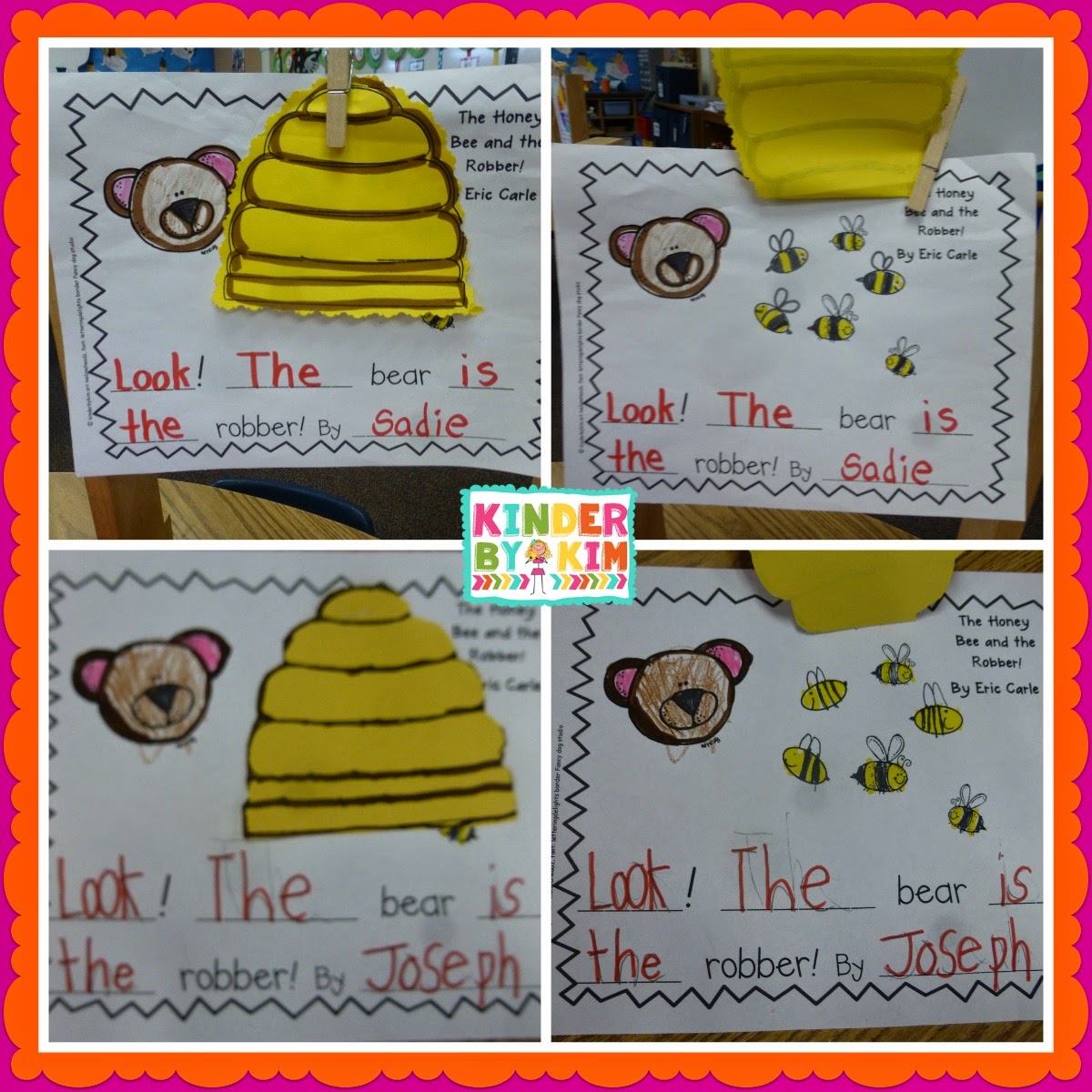 KinderbyKim's Blogspot!: We Love Eric Carle Literacy Center Fun!