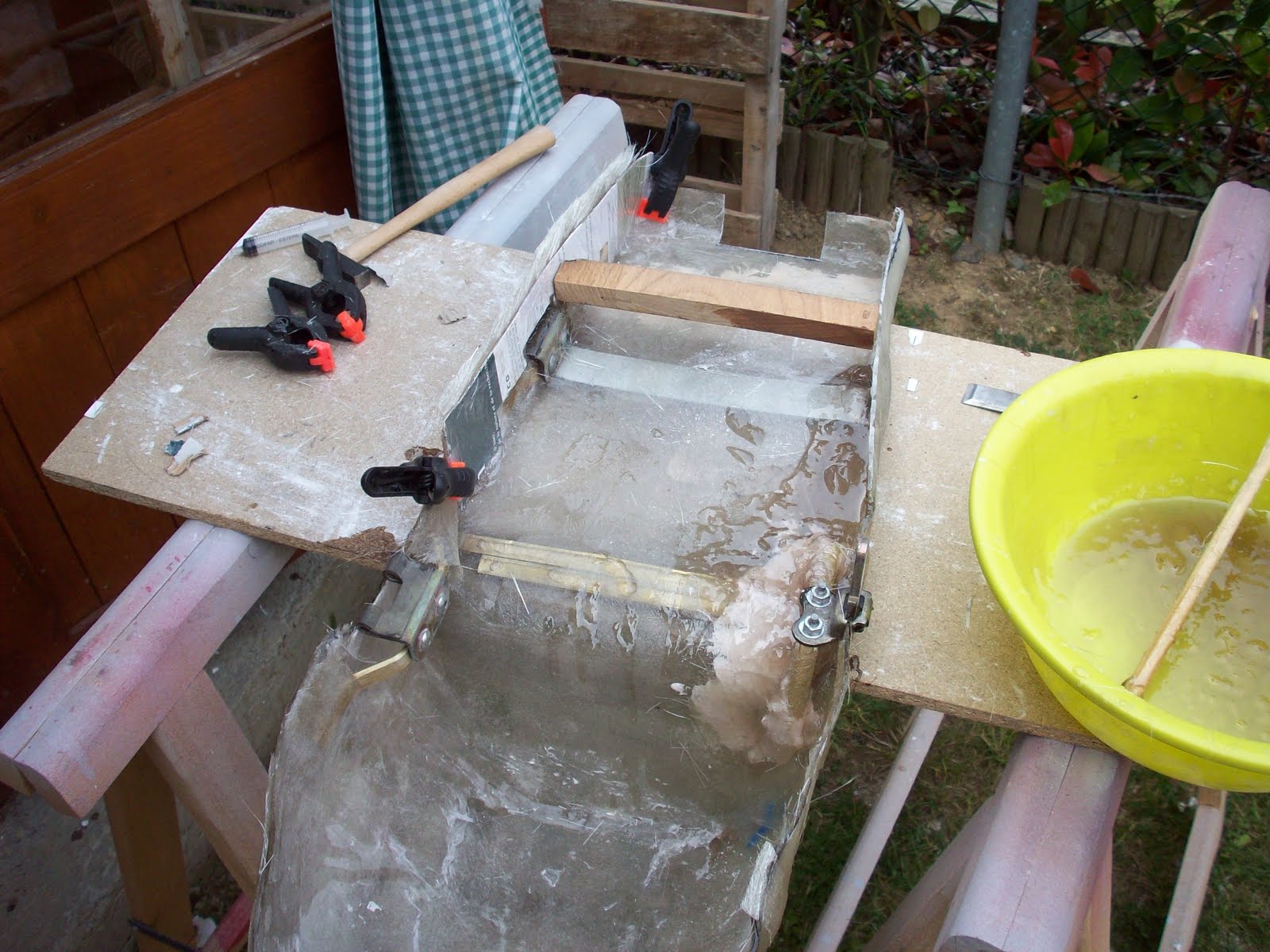 Higa: Primer enmasillado casero