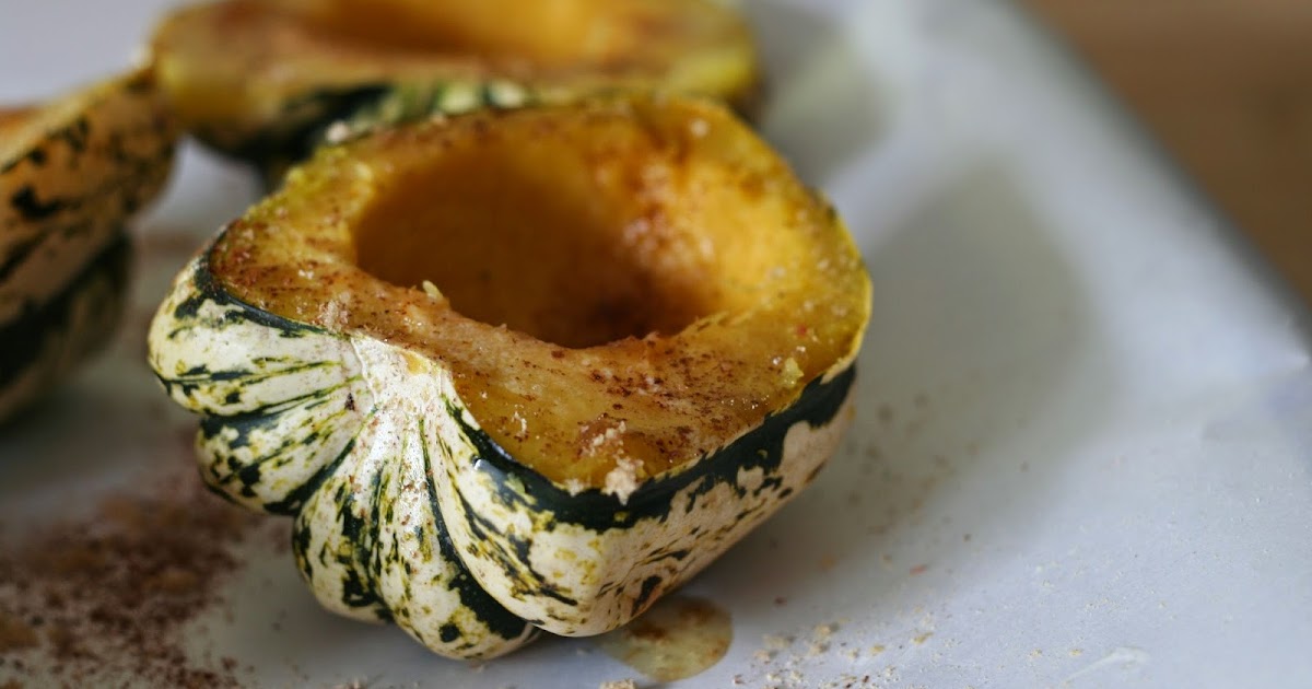 Roasted Acorn Squash ~ Healthy Eating for Ordinary People