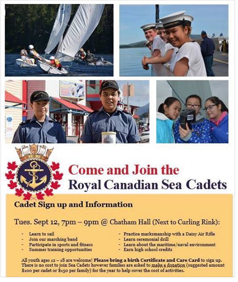 North Coast Review: Captain Cook Sea Cadets sign up night, tonight!