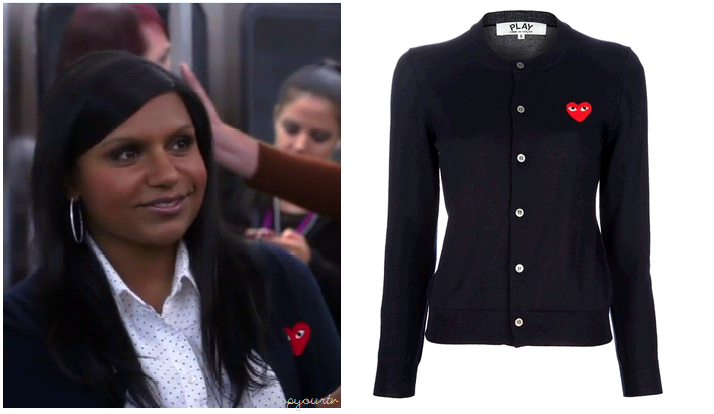 The Mindy Project: Season 1 Episode 2 Mindy's Navy Cardigan with Red ...
