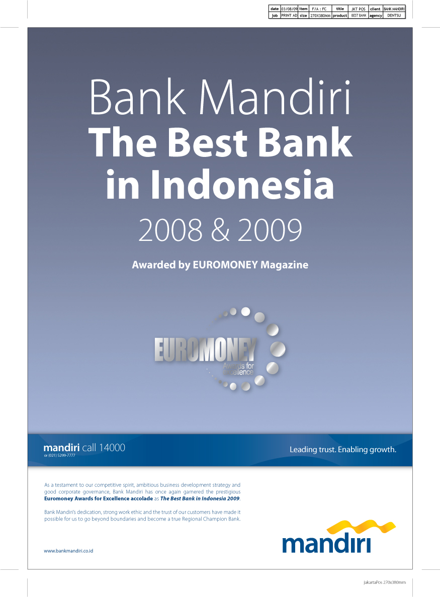 The Reel Me: Bank Mandiri - Corporate Banking