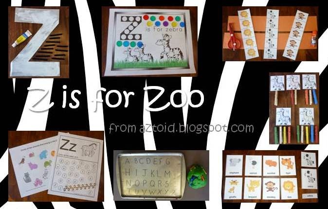 Life with a toddler: Tot School- Z is for Zoo