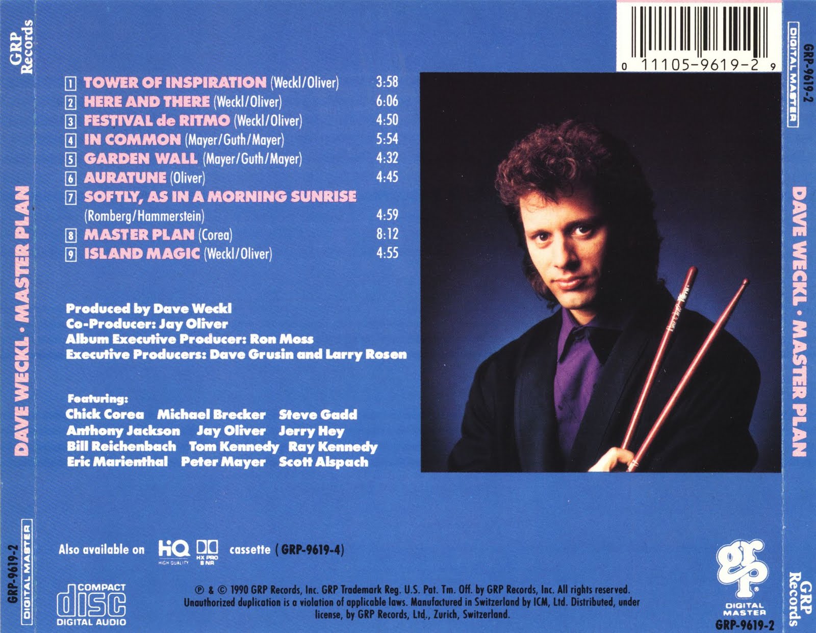 Konyimusik: Dave Weckl - Title Of Album: Master Plan - Year Of Release ...