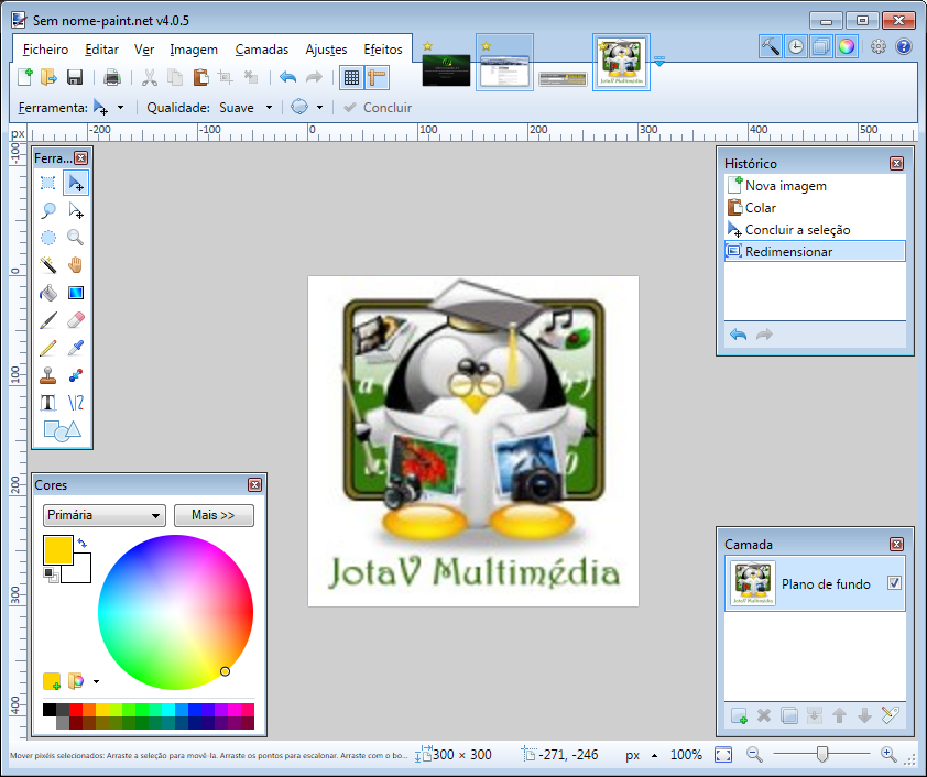 Paint.NET - excelente editor de imagens e fotos