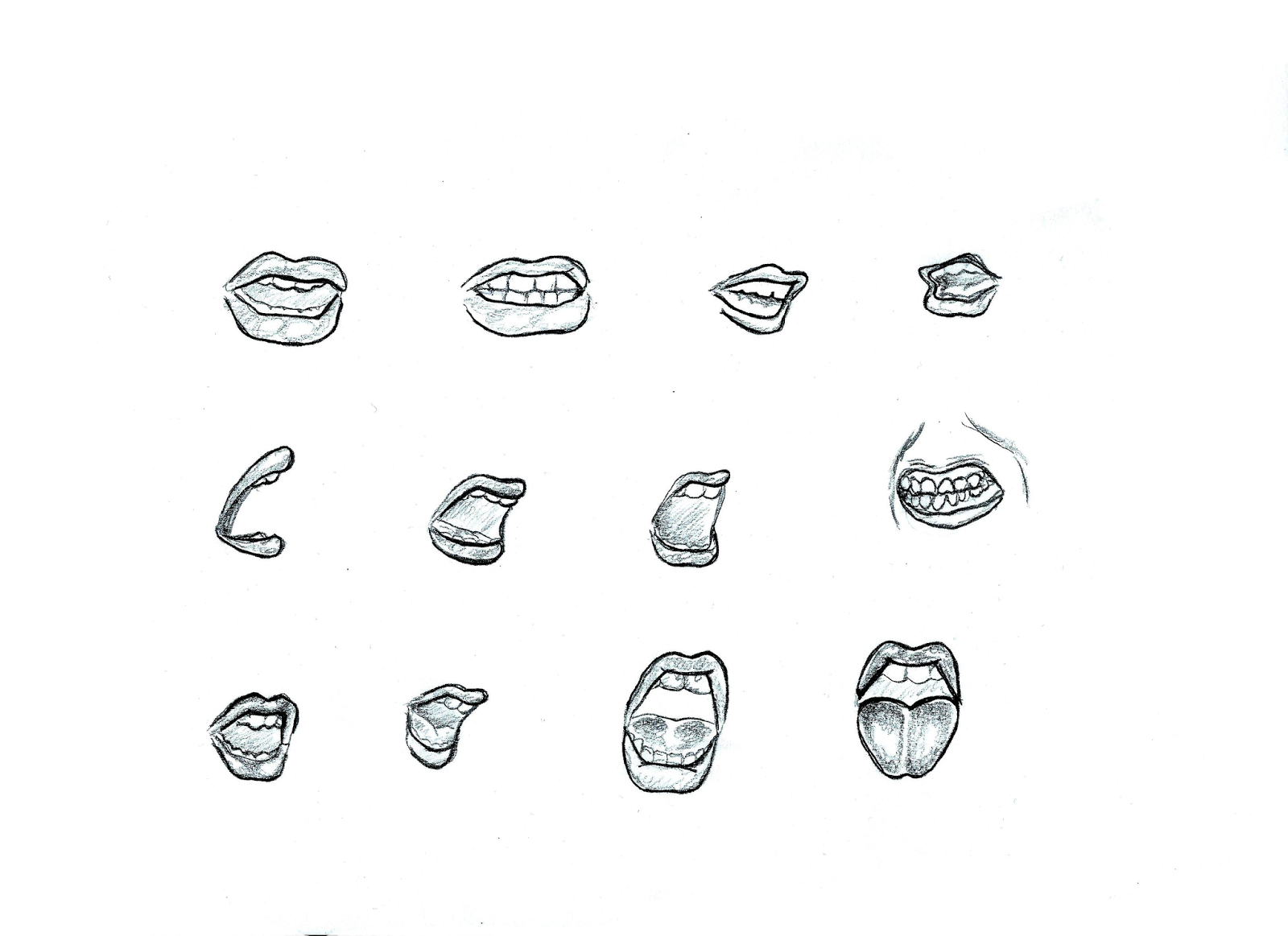 LETICIA´S ART BLOG: HOW TO DRAW LIPS TUTORIAL! Step by step