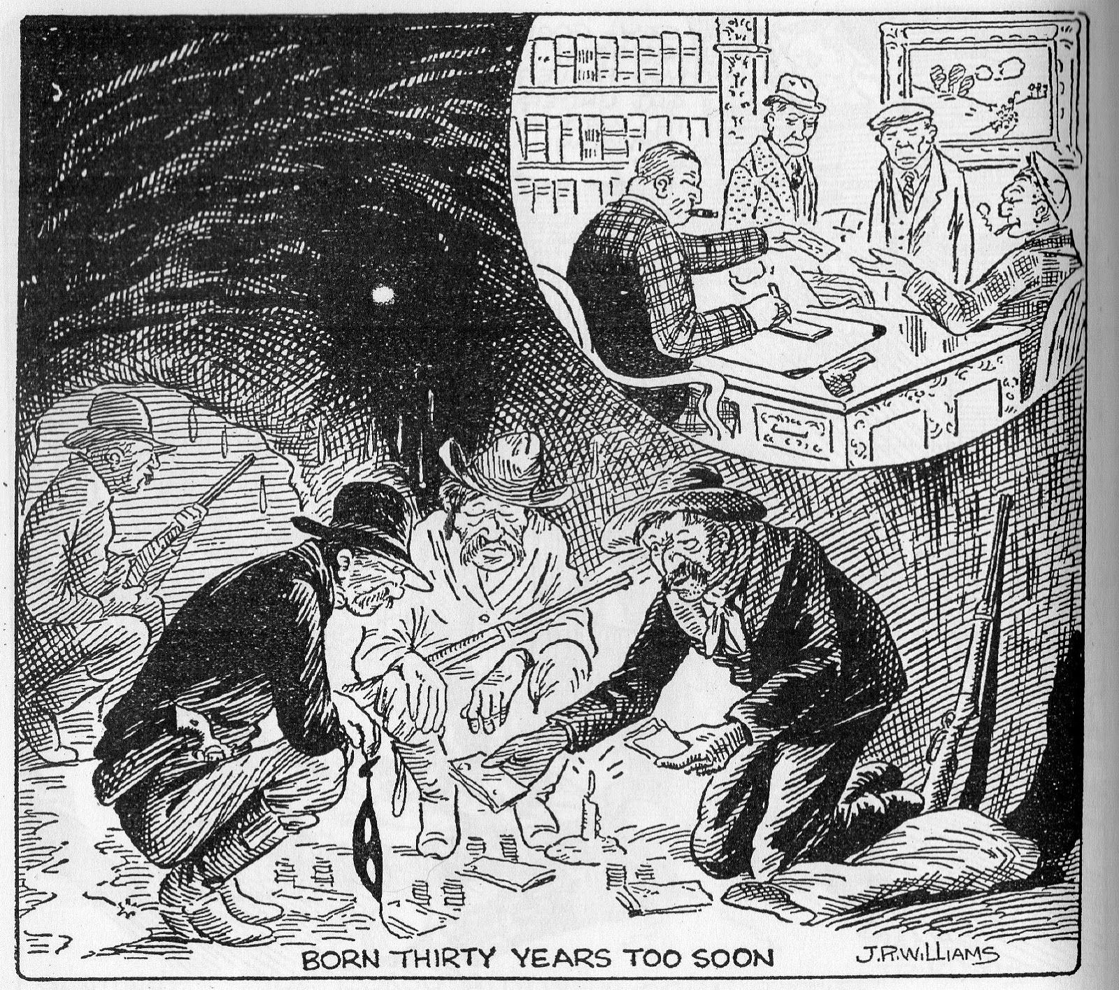 The Blog Fodder: Out Our Way by J.R. Williams - Cowboys