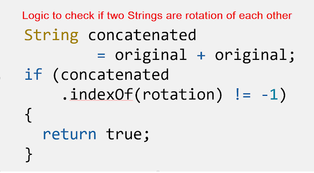 How to check if strings are rotations of each other in Java? String ... How to check if strings are rotations of each other in Java? String ...