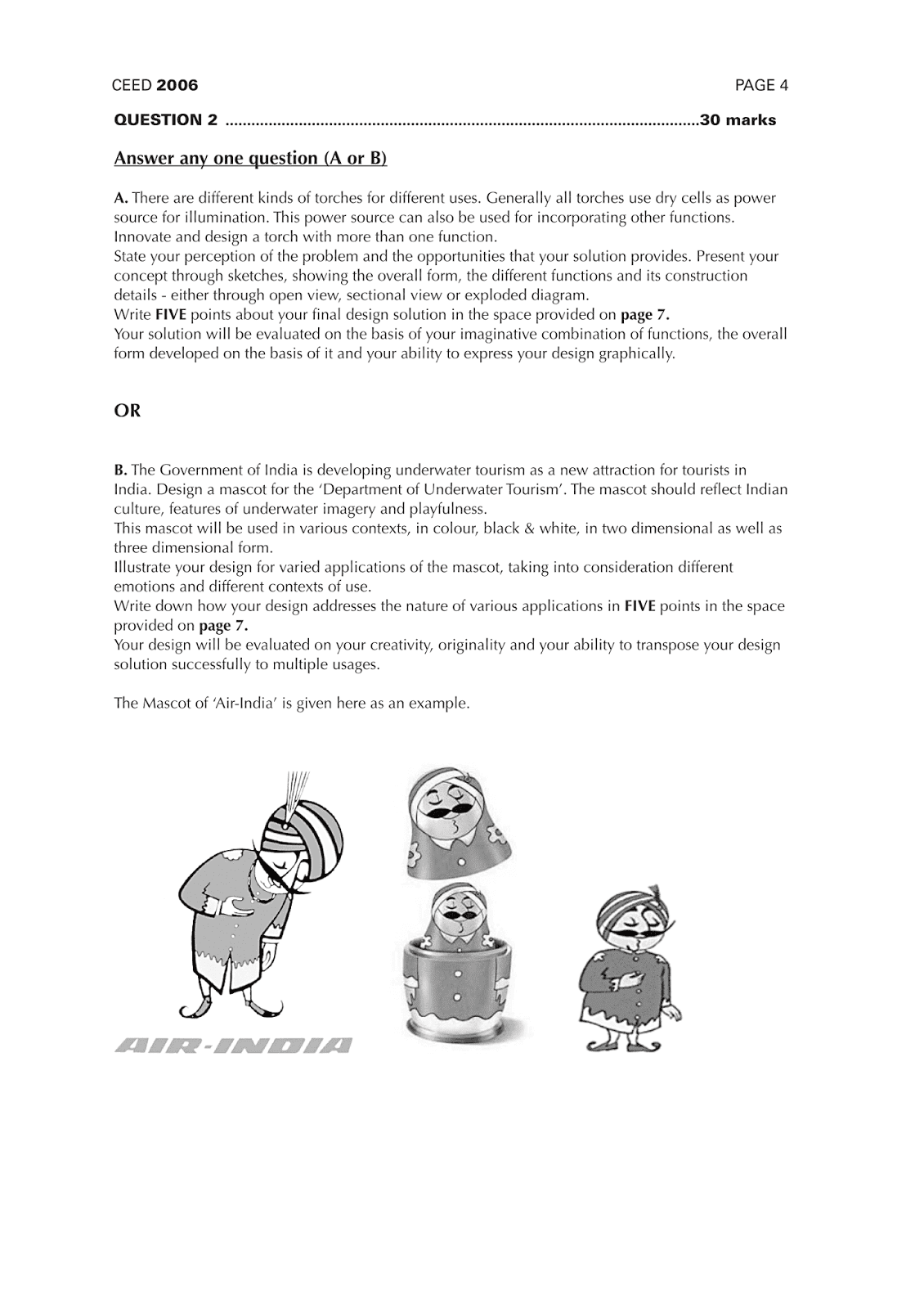 ceed 2011 question paper