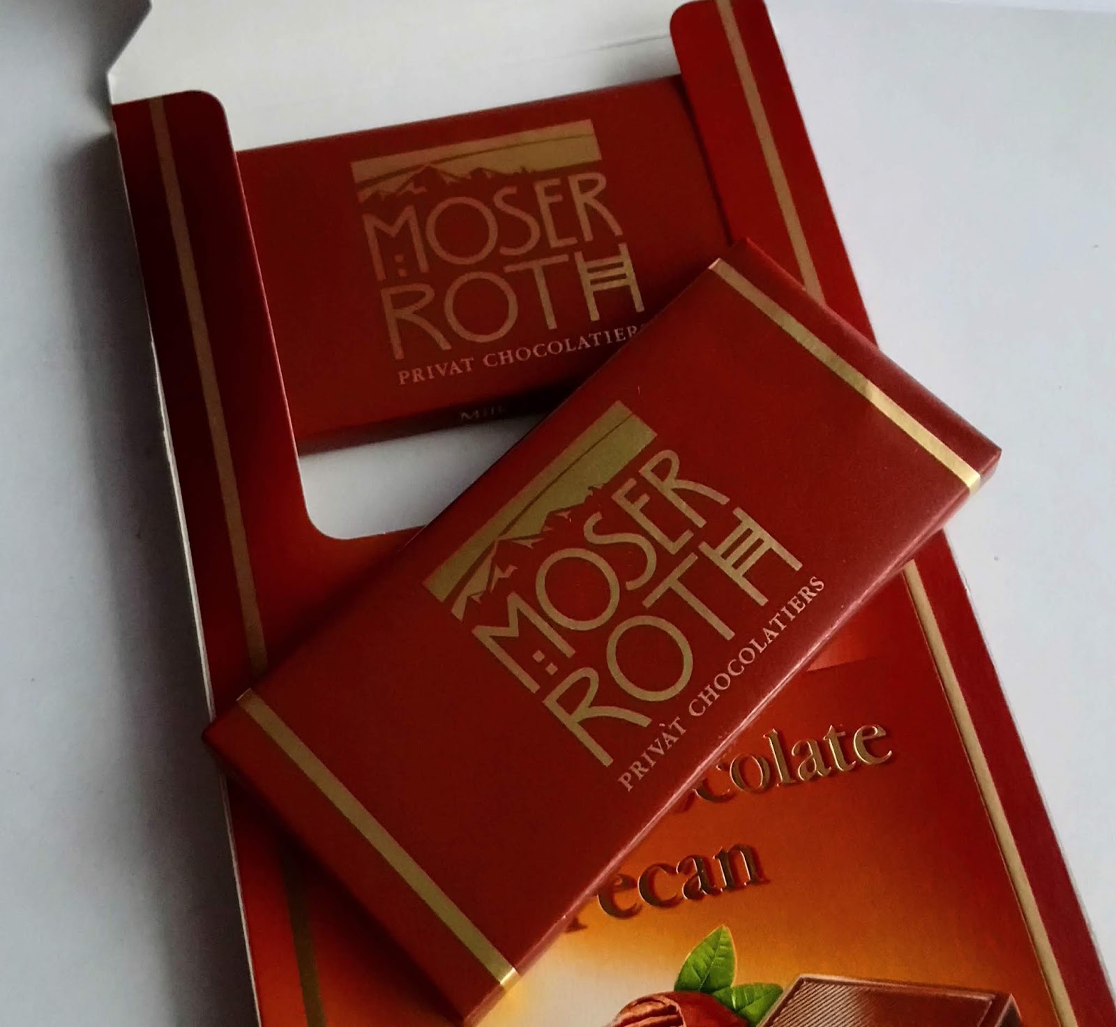Chwile zasłodzenia: Moser Roth Milk Chocolate Pecan mleczna z ...