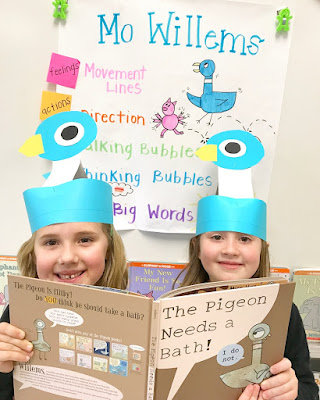 Mo Willems Author Study and Pigeon Hats! - jillian laura designs