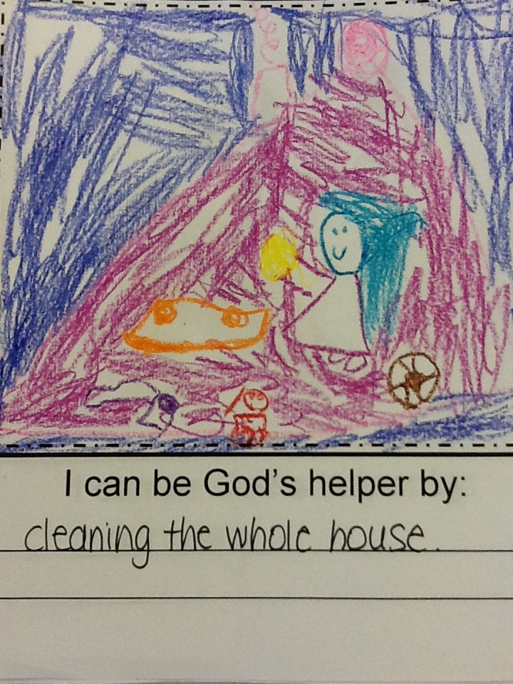 Mrs. Schenk's JK Adventures: God's Little Helpers