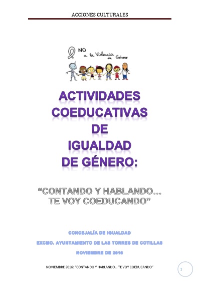 Blog Colegio MonteAzahar: Actividades coeducativas de igualdad de género