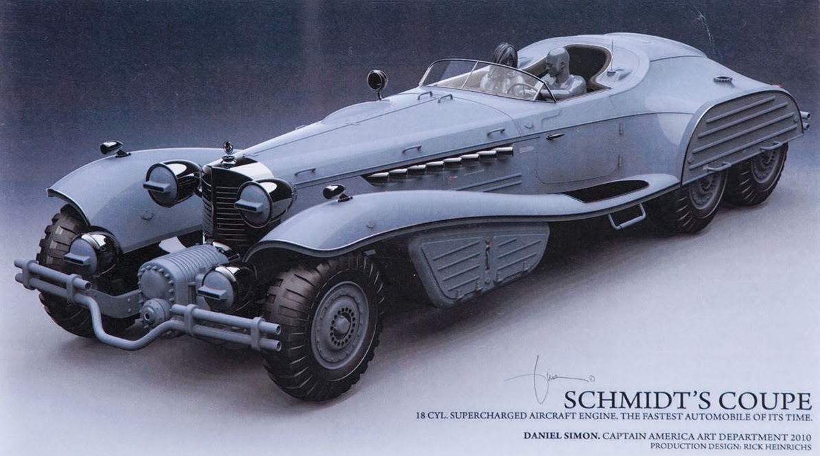 Captain America Hydra Car