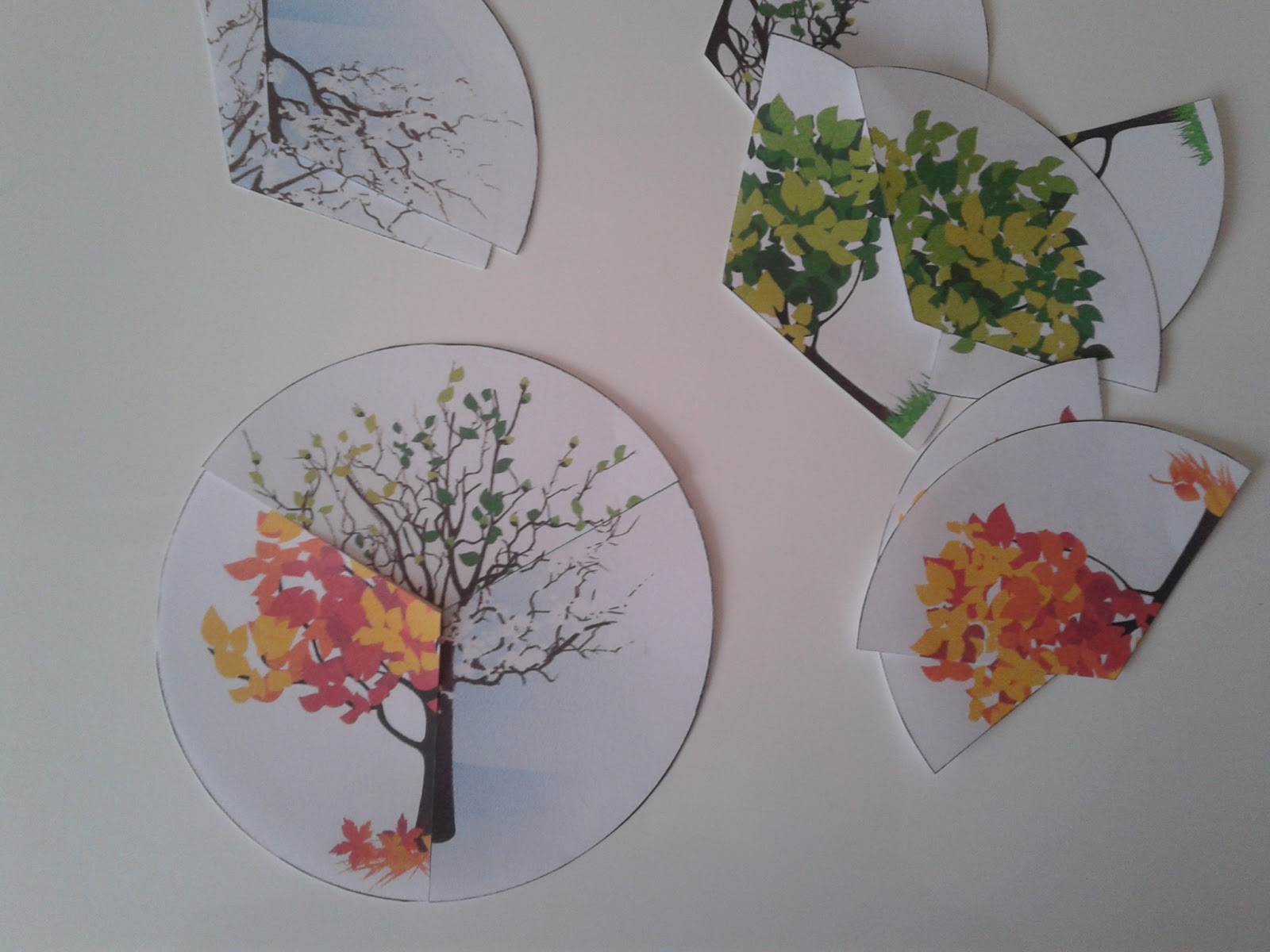 printables: seasons puzzle