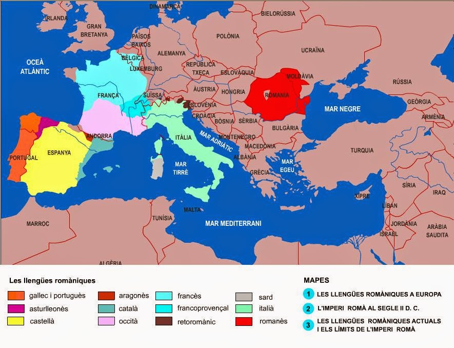 Llengua i Literatura Catalana de 2n d'ESO: Origen de la llengua catalana