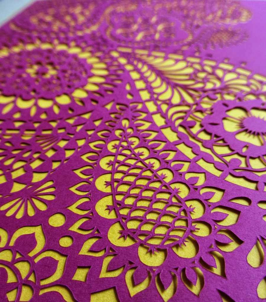 Clare Willcocks: Indian-style paper cut